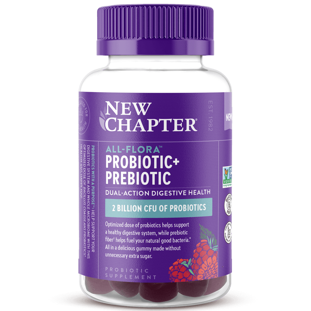 All-Flora™ Probiotic + Prebiotic Gummies | New Chapter
