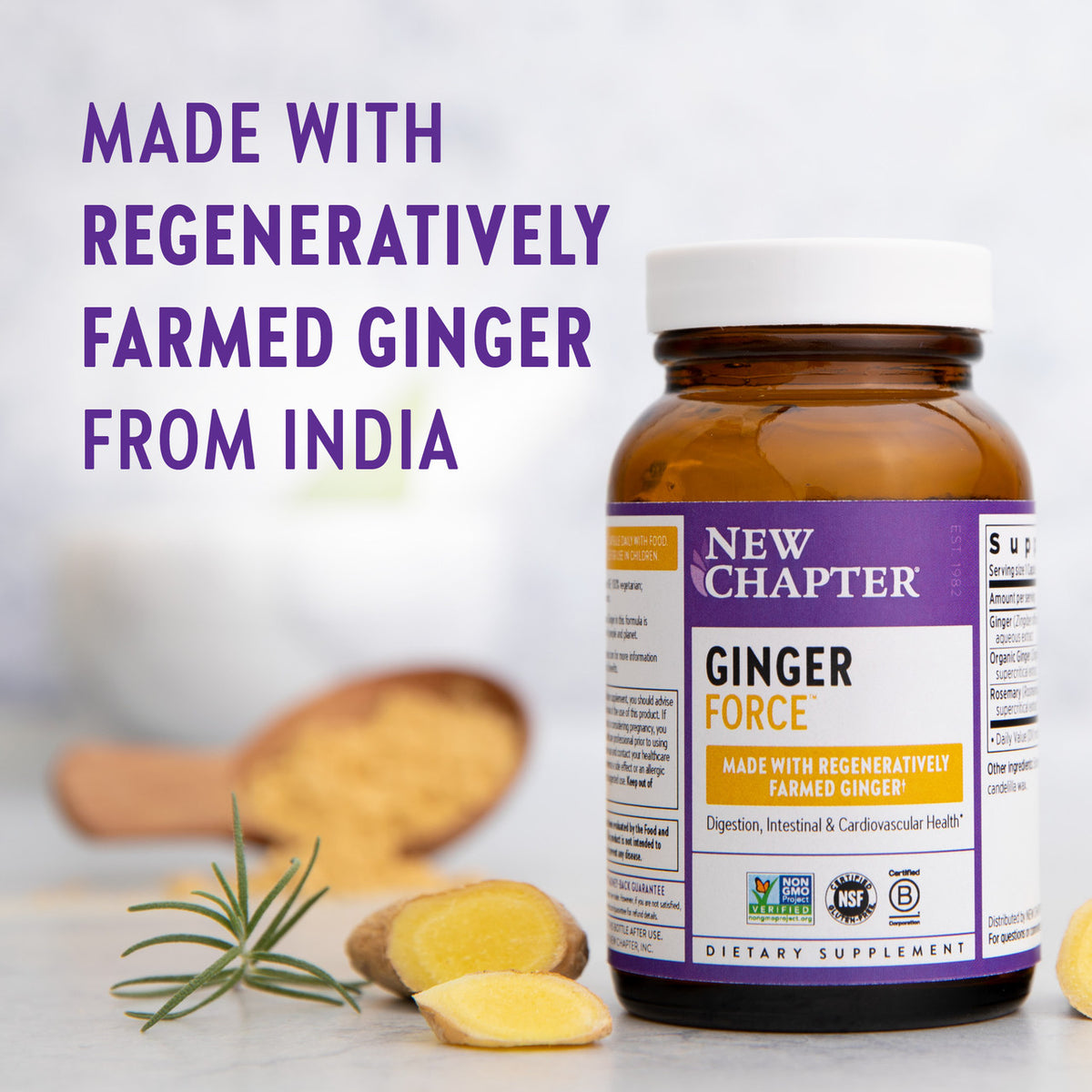 Ginger Force™ | Herbal Ginger Supplement | New Chapter