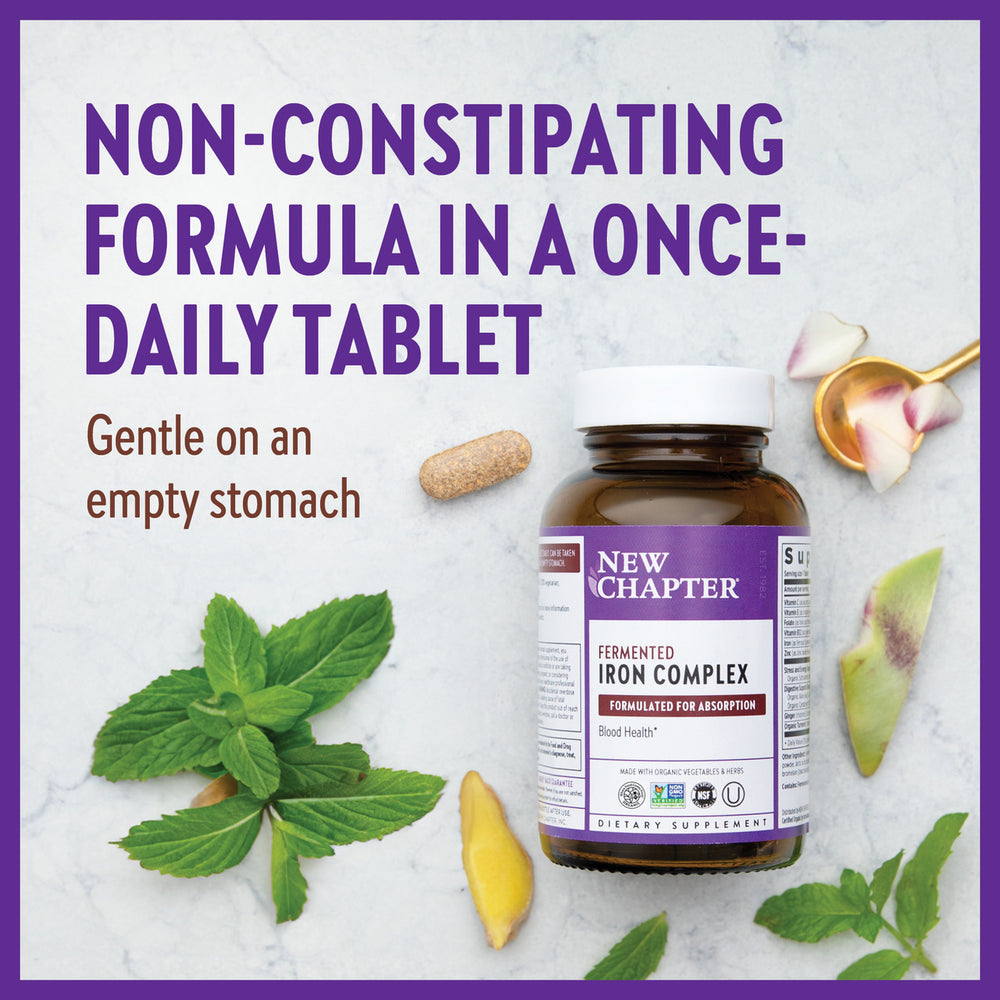 Fermented Iron Complex Supplement | New Chapter