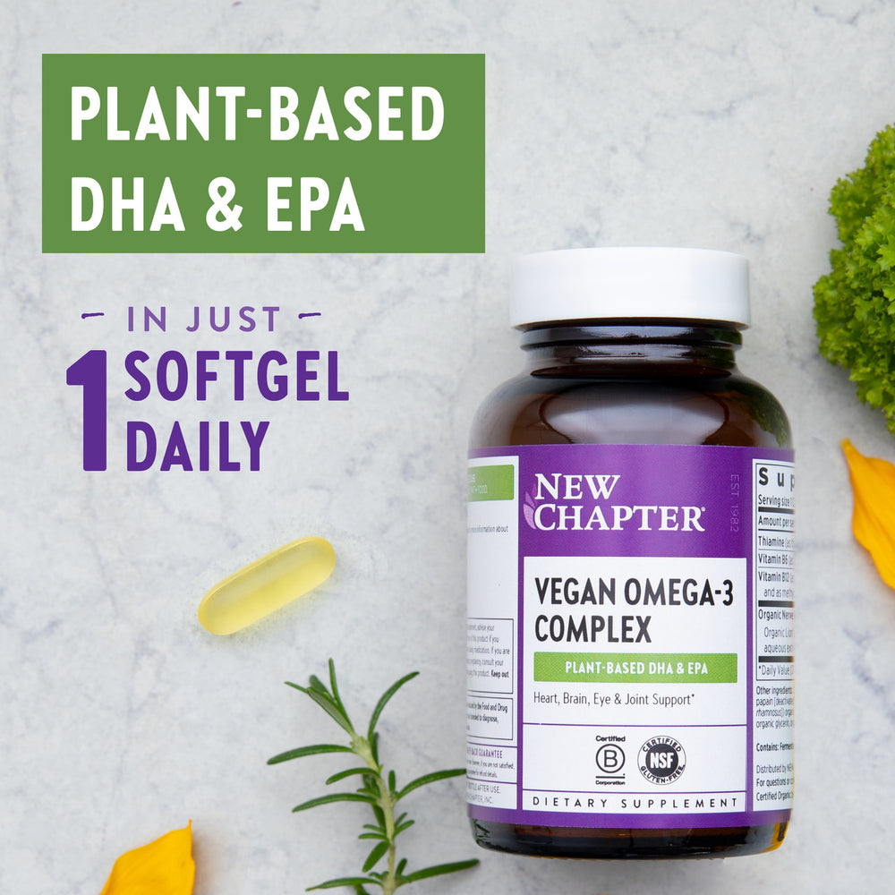 Vegan Omega-3 | Plant-Based DHA Supplement | New Chapter