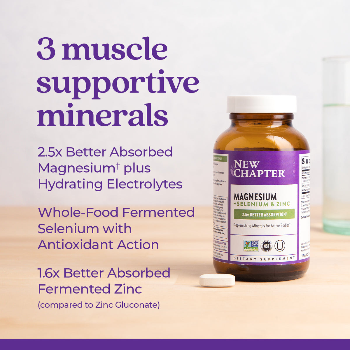 Magnesium + Selenium & Zinc Tablets