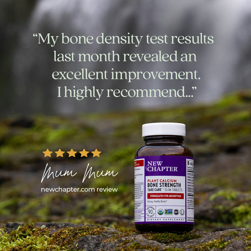 Bone Strength Supplement with Plant Calcium | New Chapter
