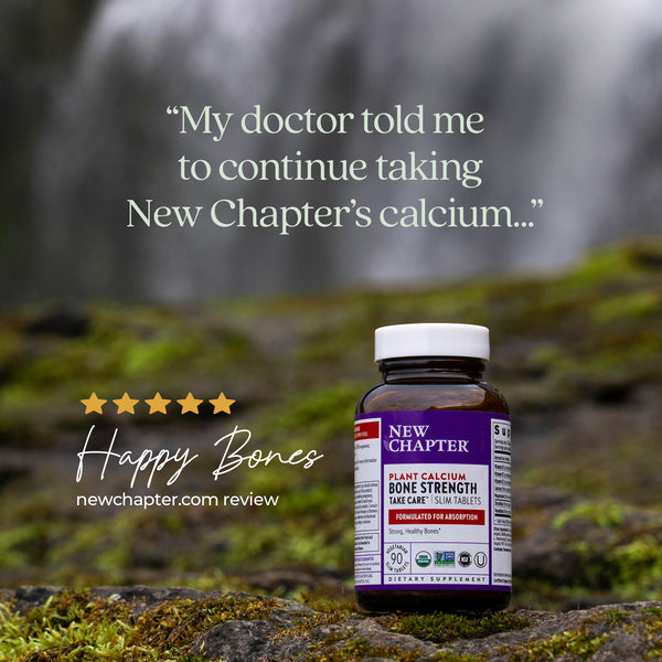Bone Strength Supplement with Plant Calcium | New Chapter