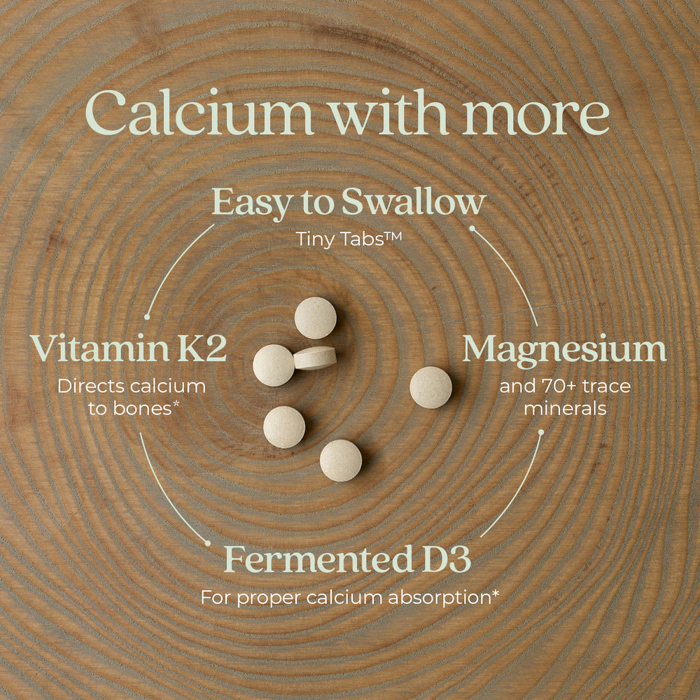 Bone Strength Tiny Tabs | Calcium, Magnesium, D3, K2 | New Chapter