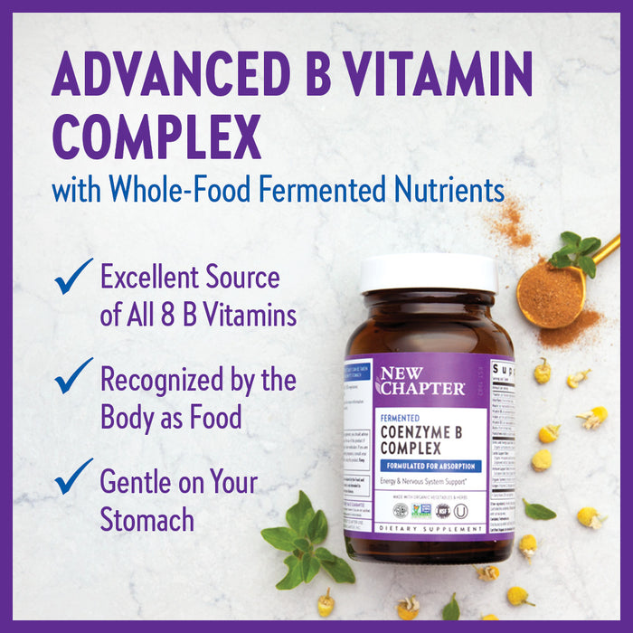 Fermented Coenzyme B Complex Vitamins | New Chapter