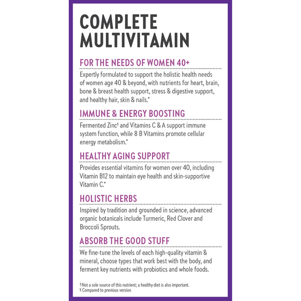 Every Woman™'s One Daily 40+ Multivitamin | New Chapter Women's Wellness