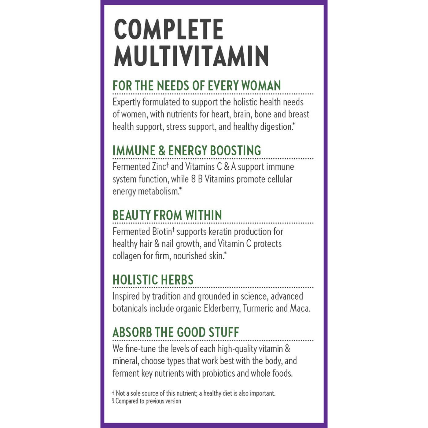 Every Woman™'s One Daily Multivitamin| New Chapter Women's Wellness