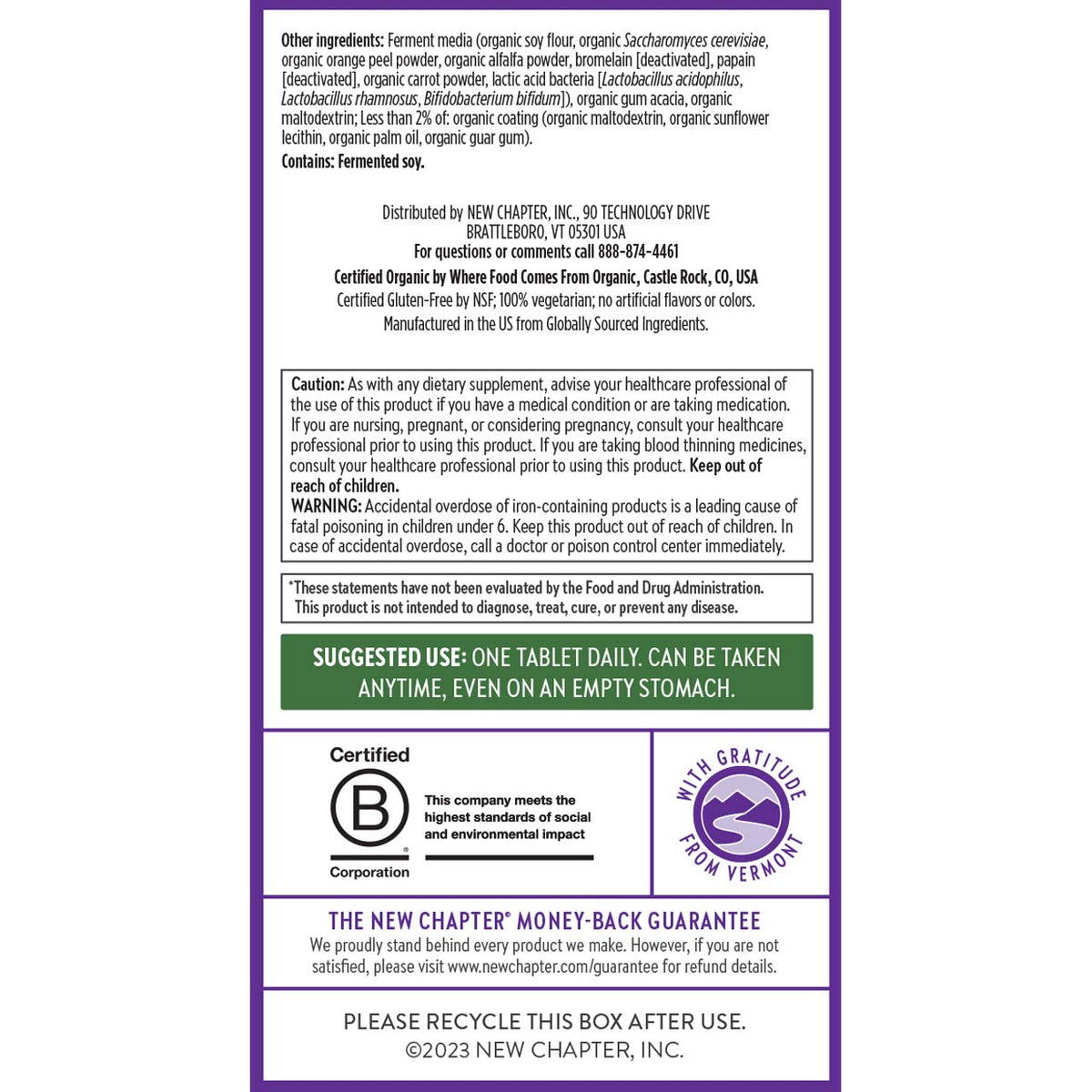 Every Woman™'s One Daily Multivitamin| New Chapter Women's Wellness