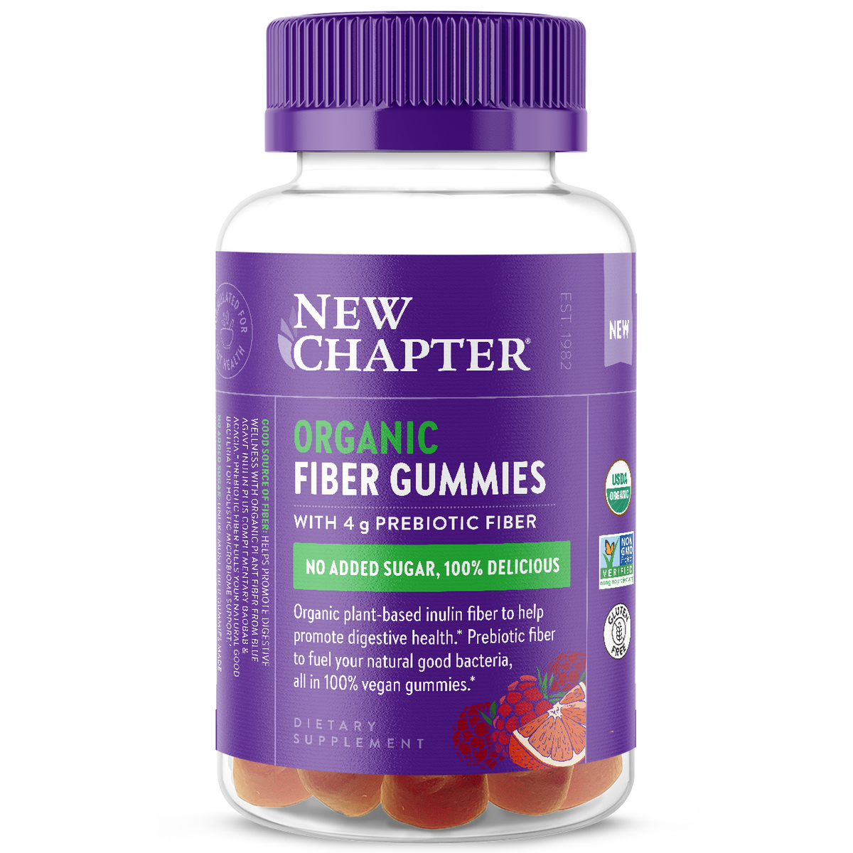 Organic Fiber Gummies for Adults | New Chapter