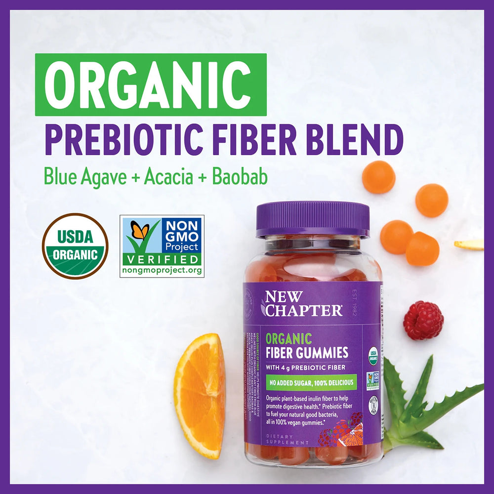 Organic Fiber Gummies for Adults | New Chapter