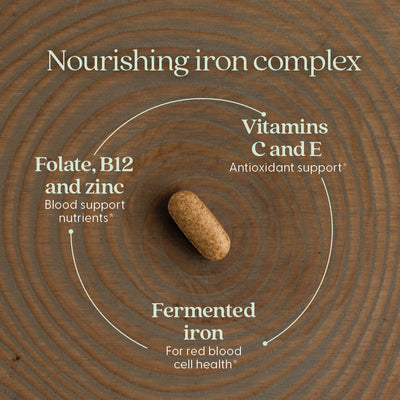 Fermented Iron Complex Supplement | New Chapter