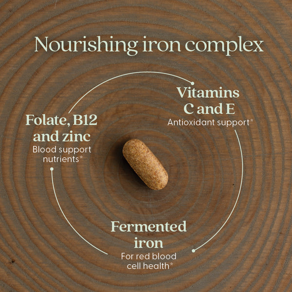 Fermented Iron Complex Supplement | New Chapter