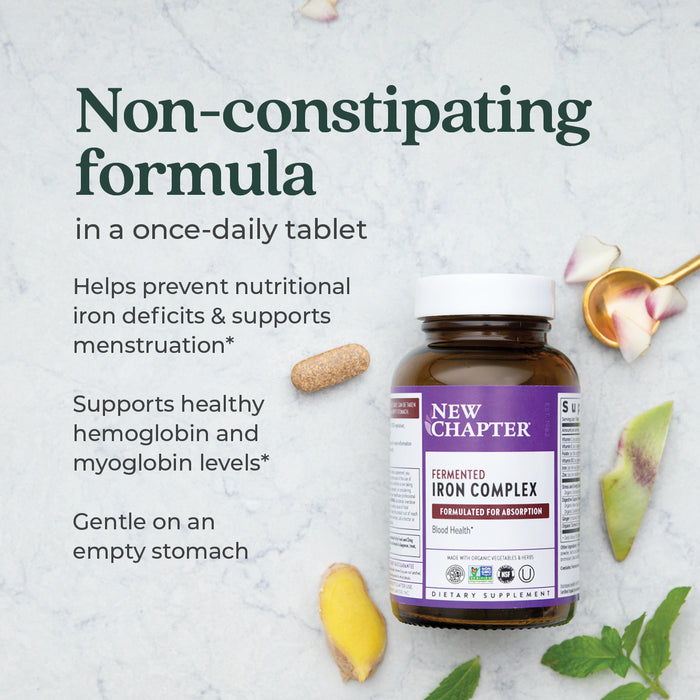 Fermented Iron Complex Supplement | New Chapter