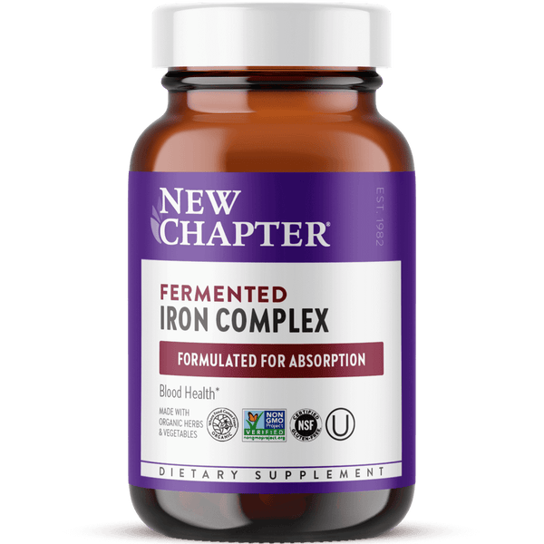 Fermented Iron Complex Supplement | New Chapter