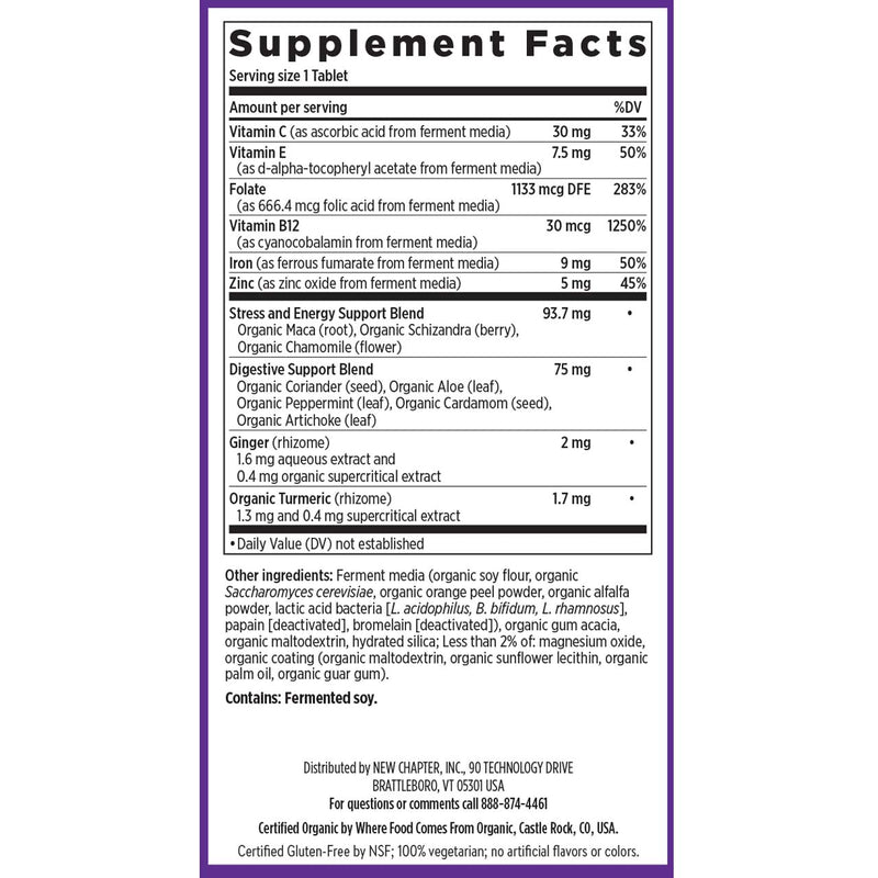 Fermented Iron Complex Supplement | New Chapter