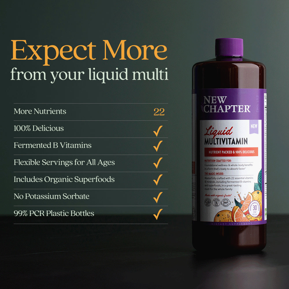 Liquid Multivitamin for Adults & Kids | New Chapter