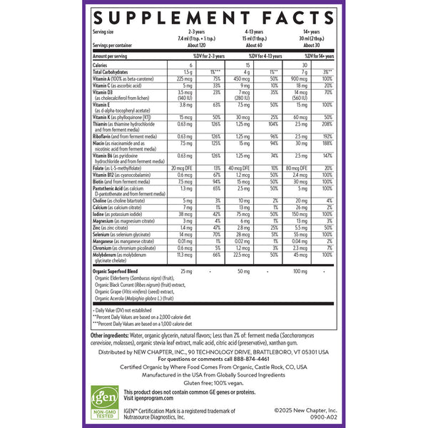Liquid Multivitamin for Adults & Kids | New Chapter