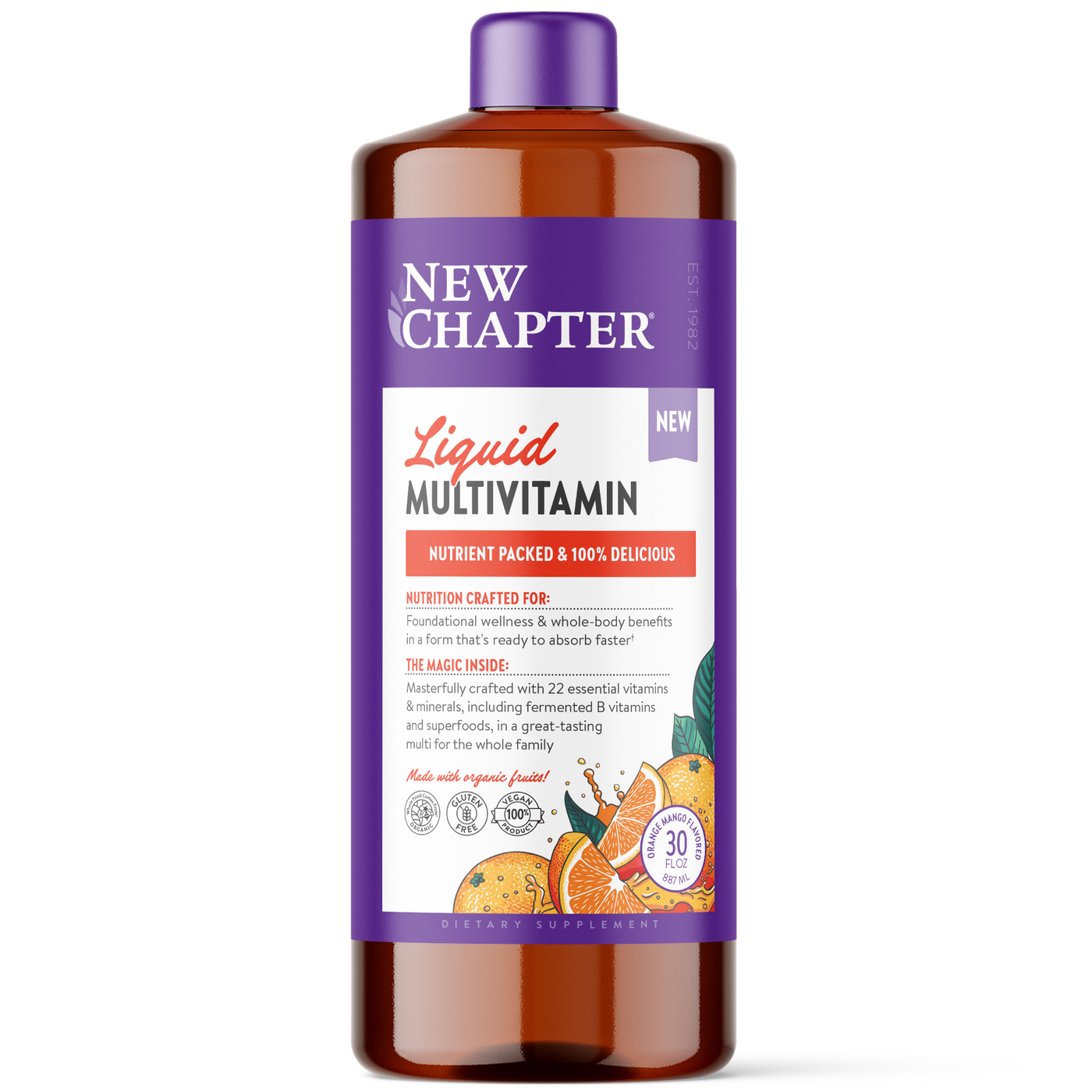 Liquid Multivitamin for Adults & Kids | New Chapter