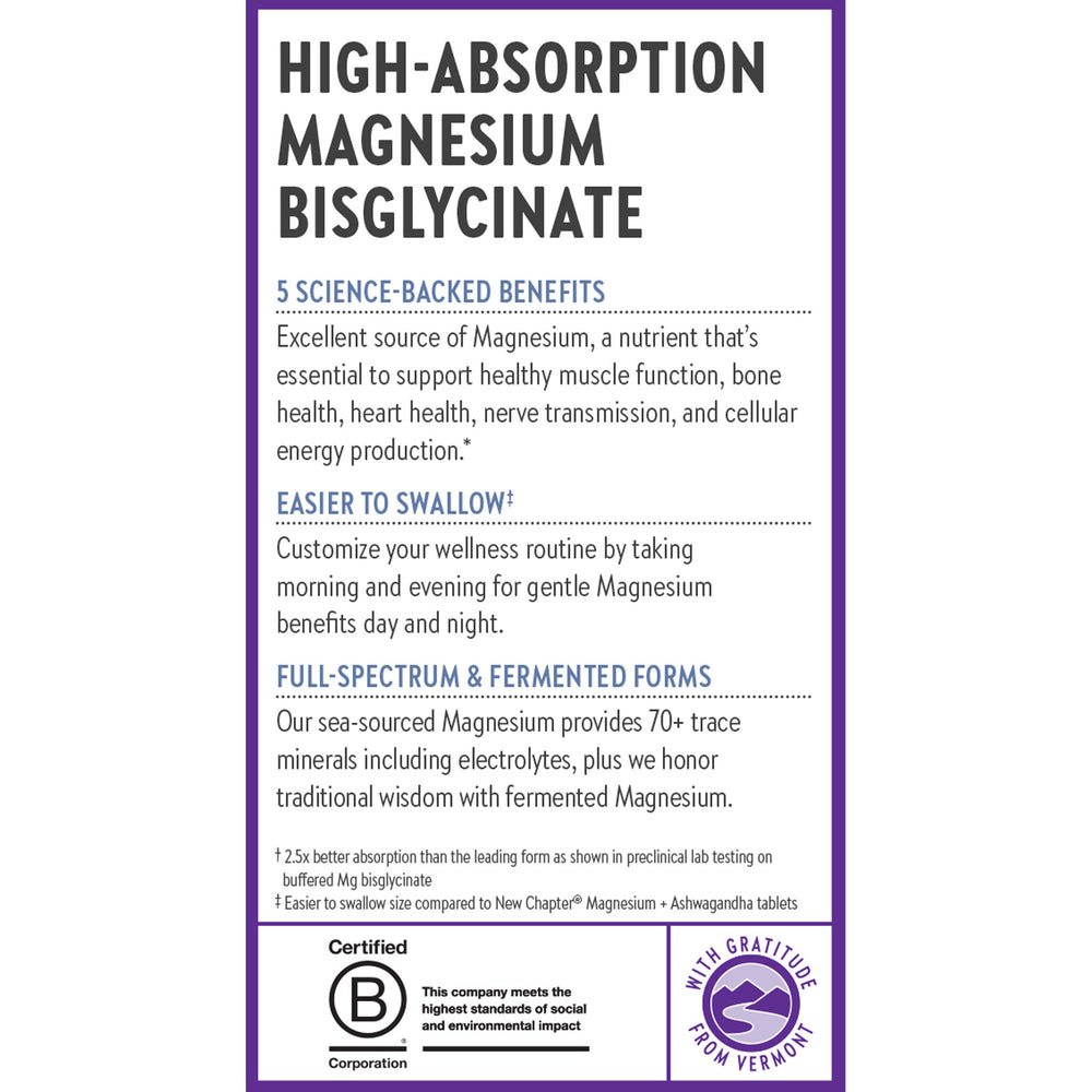 Magnesium Complex Supplement | New Chapter