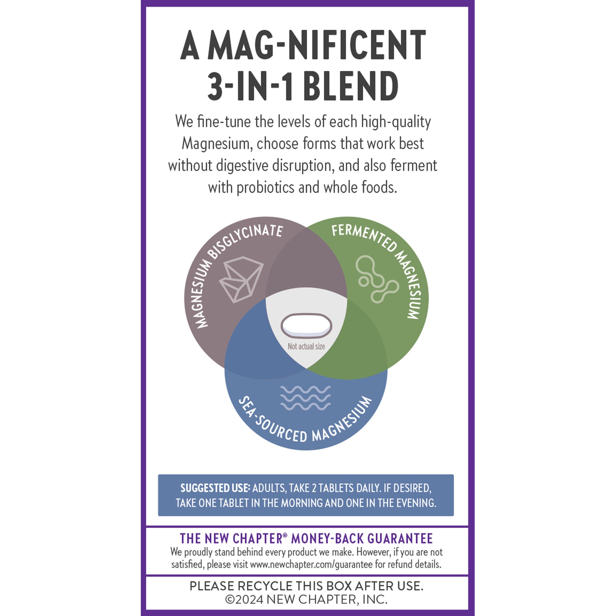 Magnesium Complex | 3-in-1 Absorbable Blend | New Chapter