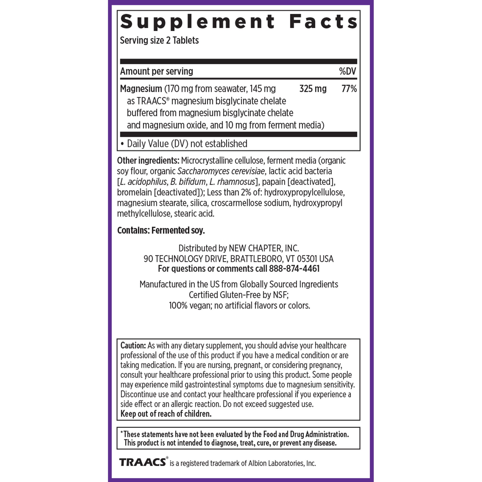 Magnesium Complex | 3-in-1 Absorbable Blend | New Chapter