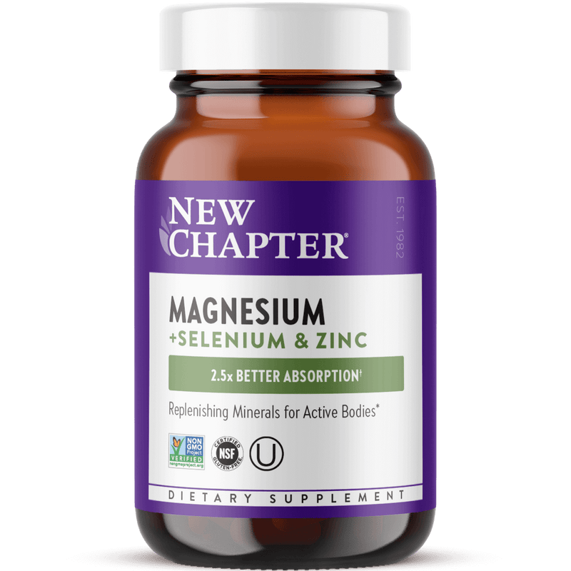 Magnesium + Selenium & Zinc Tablets | New Chapter