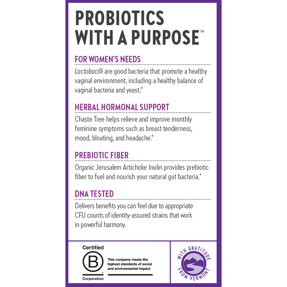 Women’s Daily Probiotic | Probiotics for Women | New Chapter