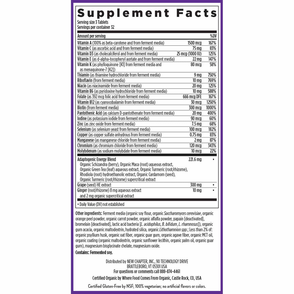 Perfect Energy Multivitamin | Energy Supplement | New Chapter