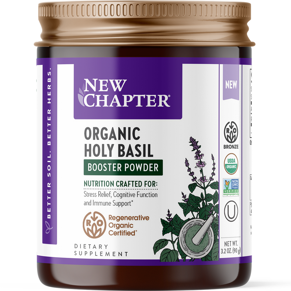 Organic Holy Basil Supplement Powder | New Chapter