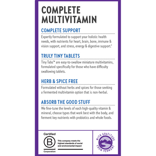 Tiny Tabs™ Multivitamin | Small Vitamin Tablets | New Chapter