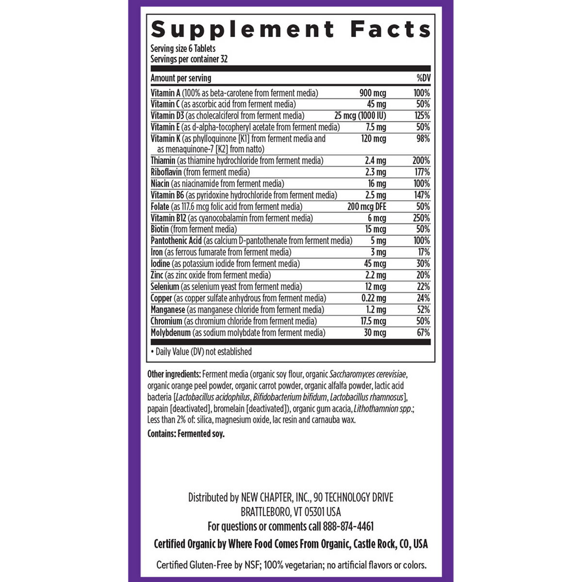 Tiny Tabs™ Multivitamin | Small Vitamin Tablets | New Chapter