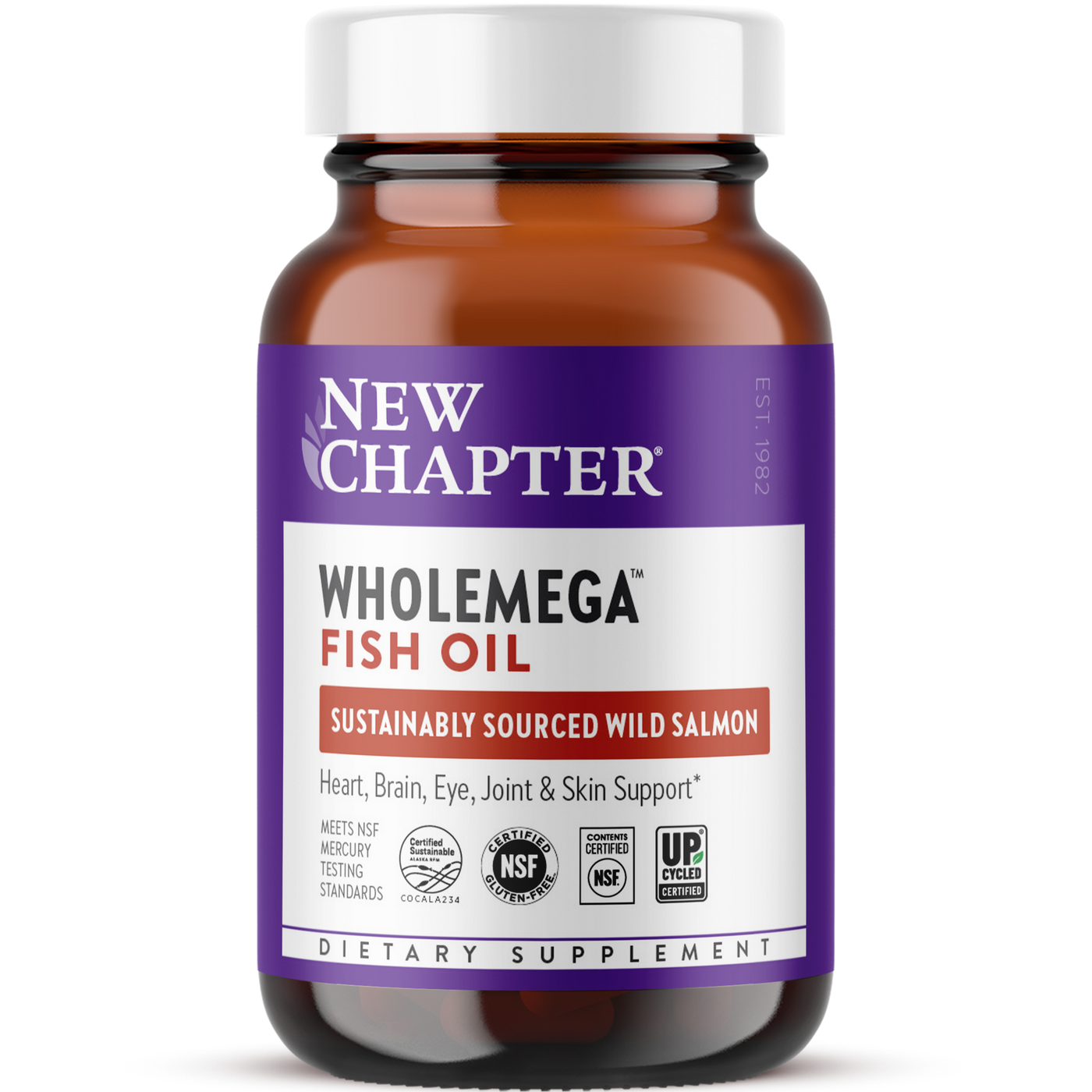 Wholemega™ Fish Oil from Wild Salmon | New Chapter
