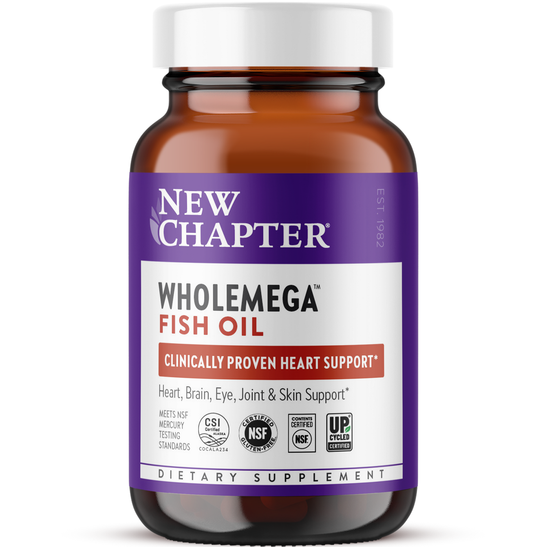 Wholemega™ Fish Oil from Wild Salmon | New Chapter