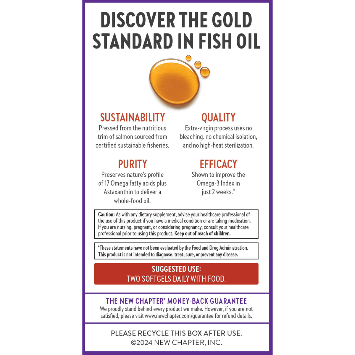 Wholemega™ Fish Oil from Wild Salmon | New Chapter