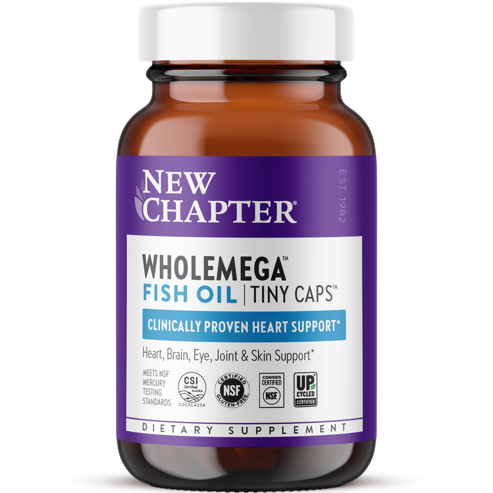 Wholemega™ Fish Oil Supplement Tiny Caps | New Chapter