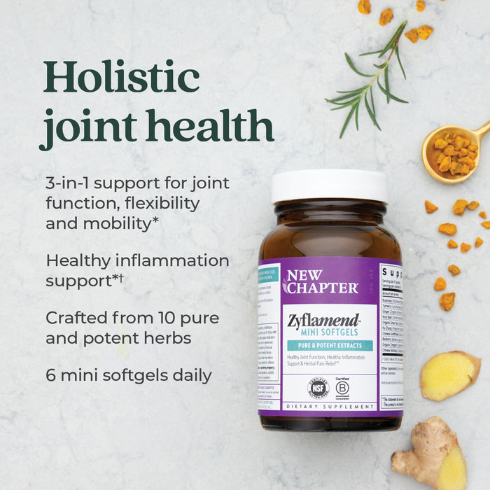 Zyflamend™ Mini Softgels | Herbal Pain Relief | New Chapter