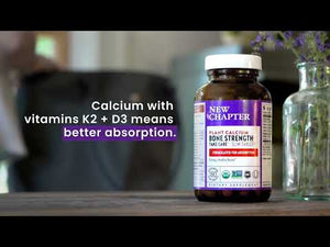 Bone Strength Supplement with Plant Calcium | New Chapter