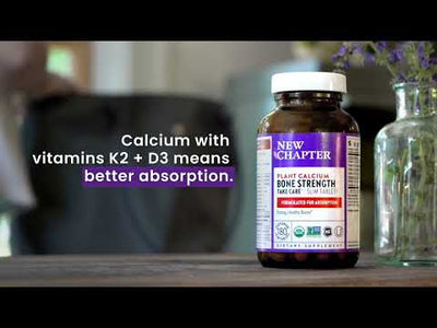 Bone Strength Supplement with Plant Calcium | New Chapter
